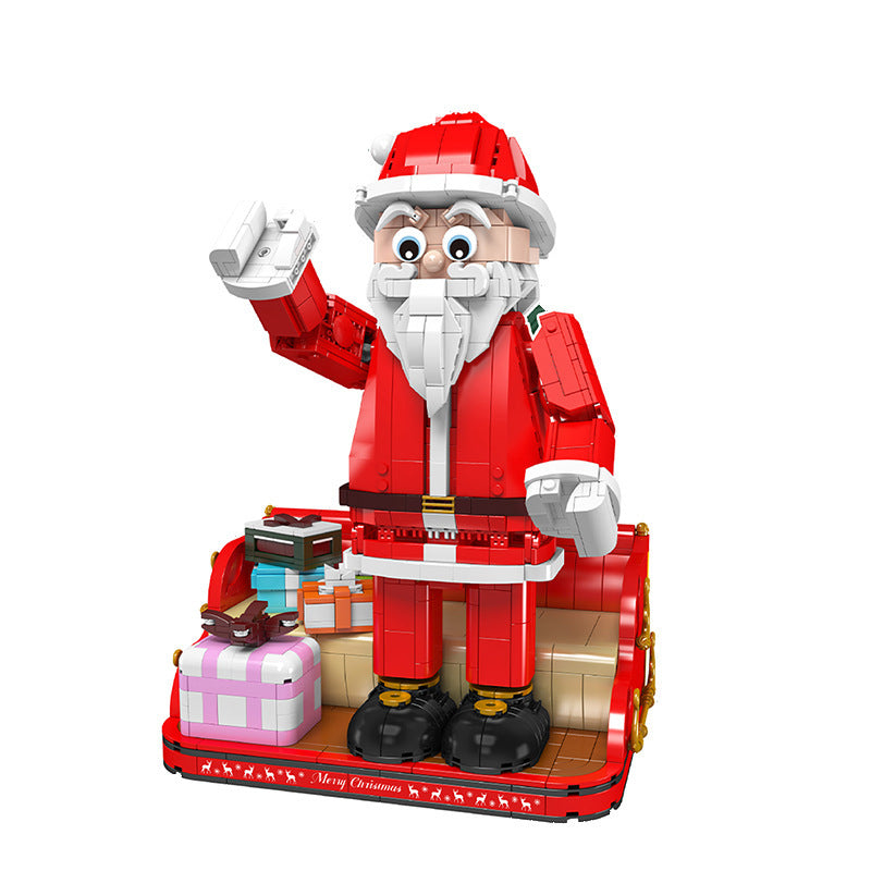 Christmas Characters MOC Building Kits | LEGO-Compatible Holiday Figur