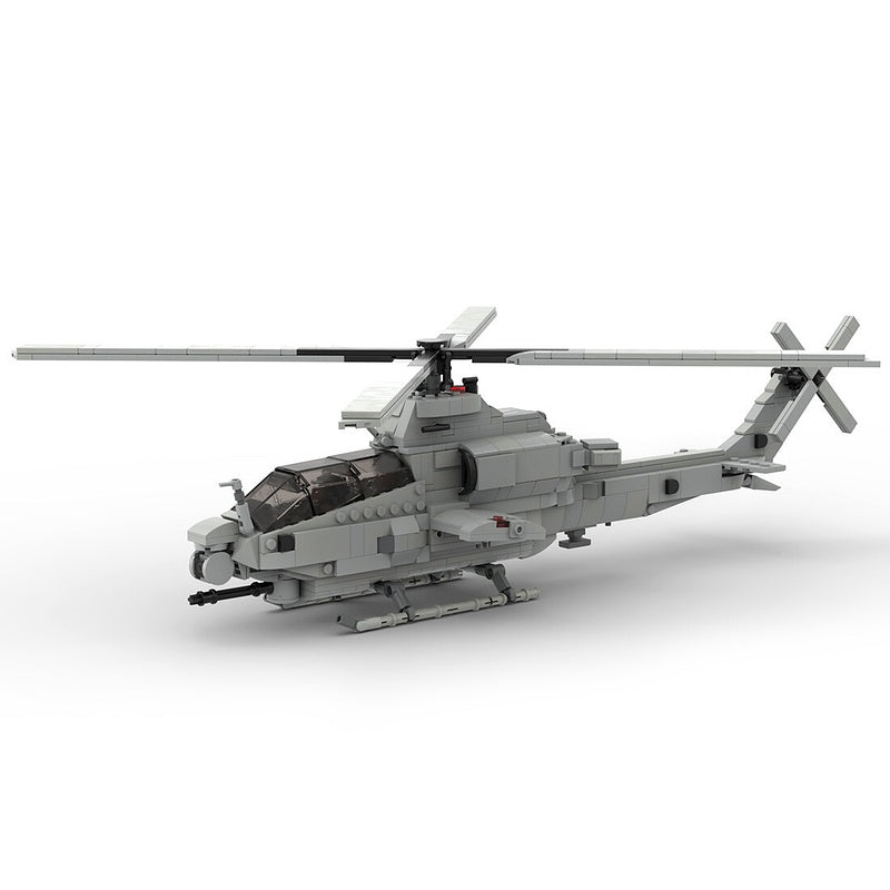 AH-1Z Viper Attack Helicopter Building Kit | LEGO-Compatible MOC – ToBricks