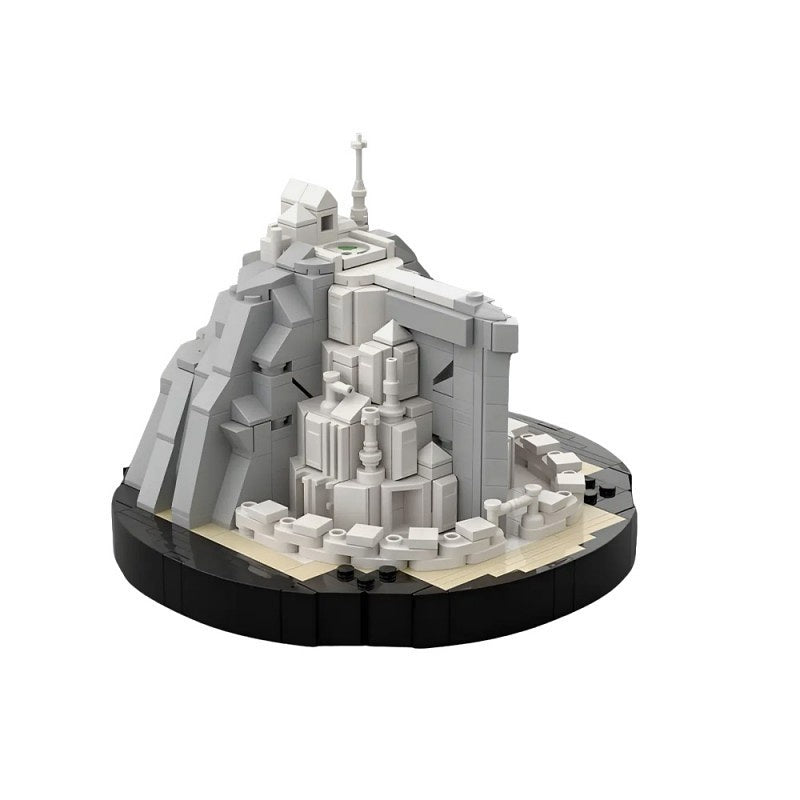 Fantasy White Tower City Building Kit | LEGO-Compatible MOC