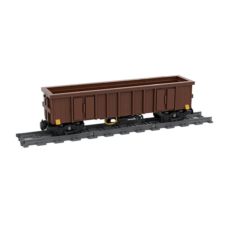 Train Carriages & Freight Wagon MOC Building Kits | Compatible with LE