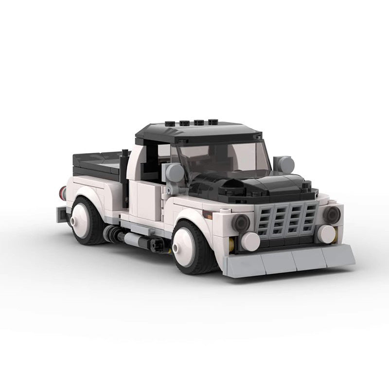 Hoonitruck White Building Kit | LEGO-Compatible MOC – ToBricks