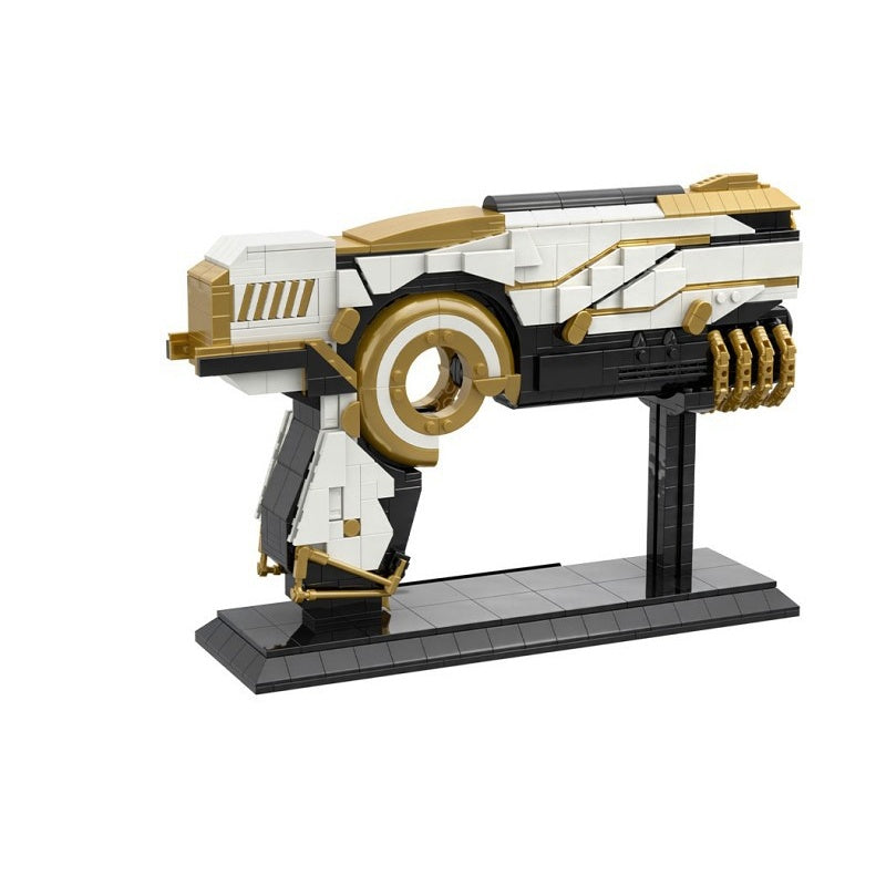 Sci-Fi Space Ninja Gun Model MOC Building Kit | Futuristic Alien Rifle