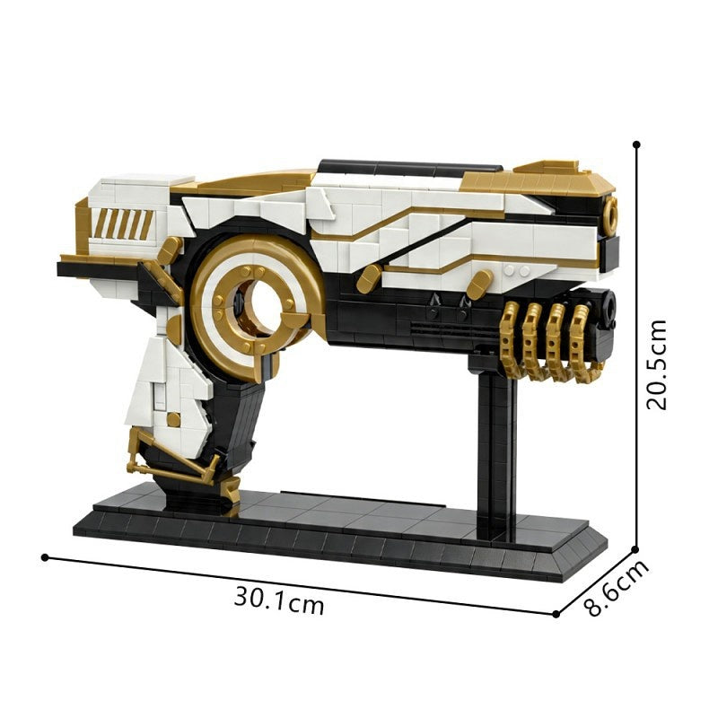 Sci-Fi Space Ninja Gun Model MOC Building Kit | Futuristic Alien Rifle