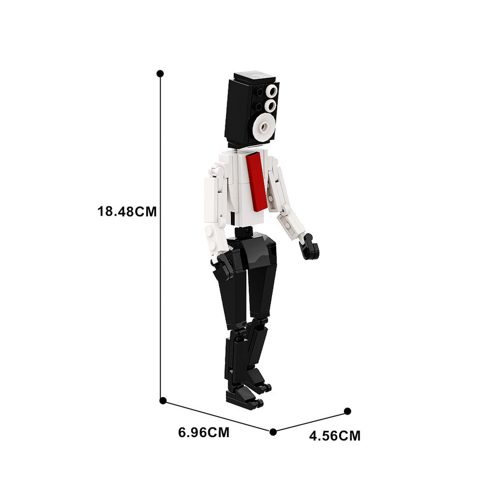 Speakerman Action Figure Building Kit | Skibidi Toilet | LEGO Compatib