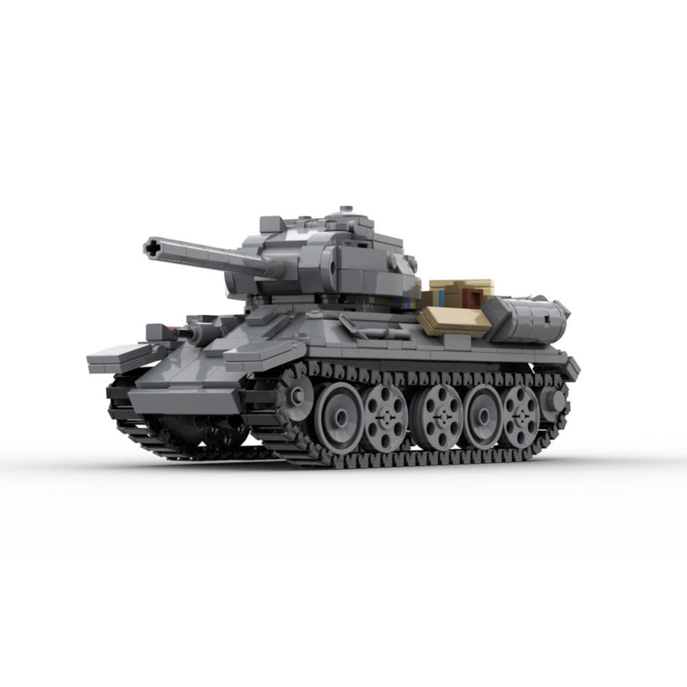 T34/85 Soviet Medium Tank Building Kit | LEGO-Compatible MOC