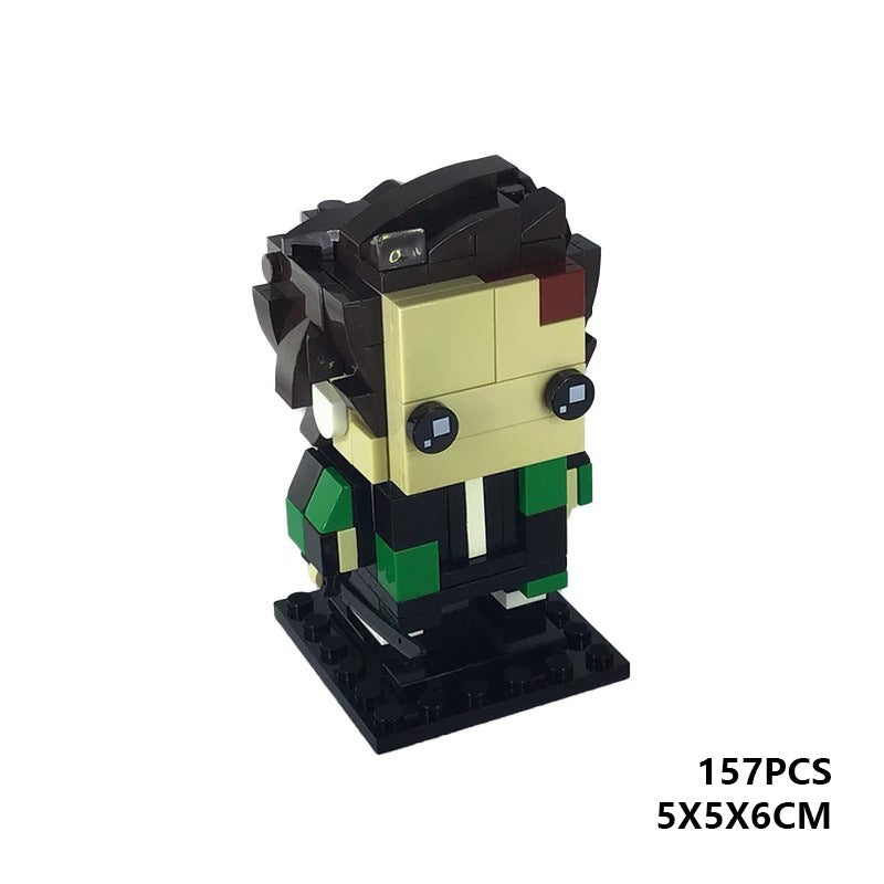 Tanjiro Kamado BrickHeadz Building Kit | Demon Slayer | MOC-54814