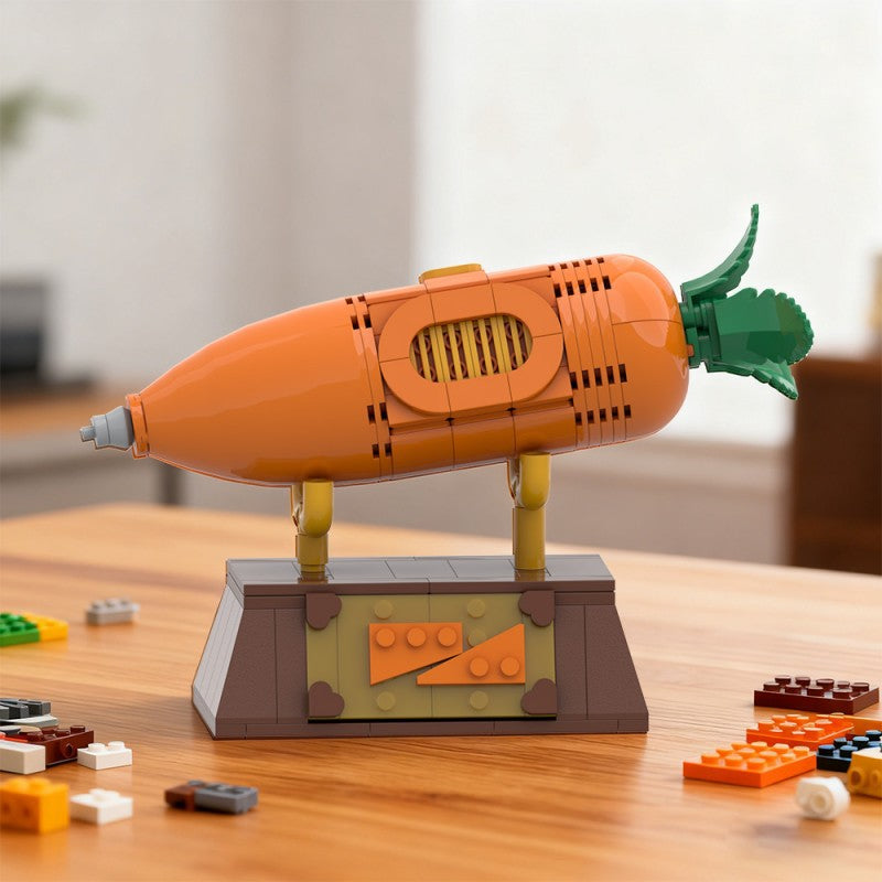 Zootopia Carrot Recorder with Stand Building Kit | LEGO Compatible MOC