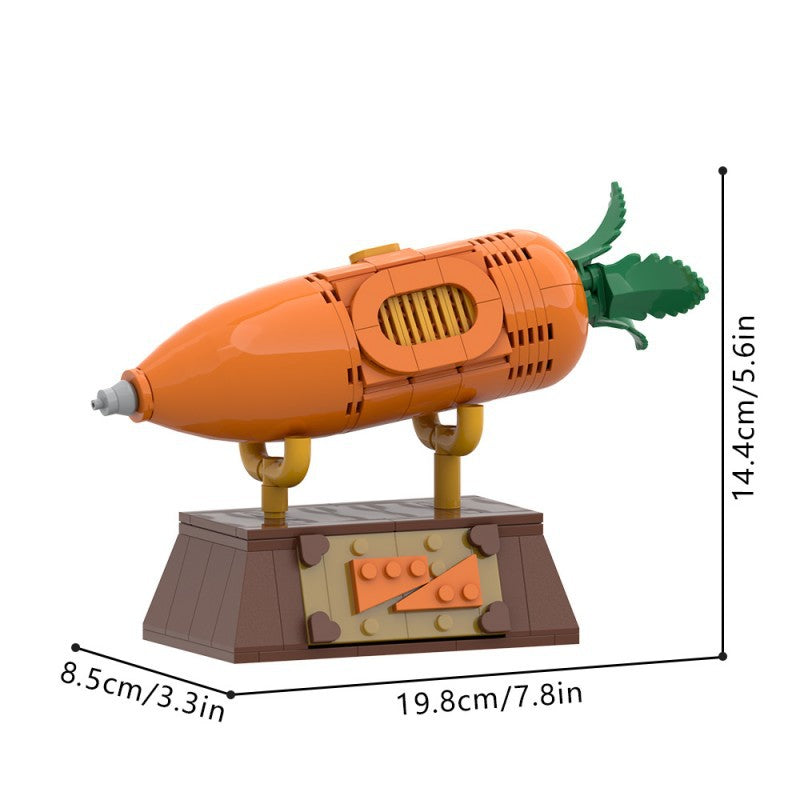 Zootopia Carrot Recorder with Stand Building Kit | LEGO Compatible MOC